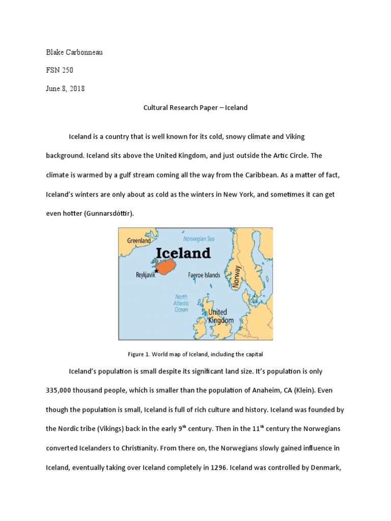 Icelandic Culture and Cuisine | PDF | Iceland | Norway