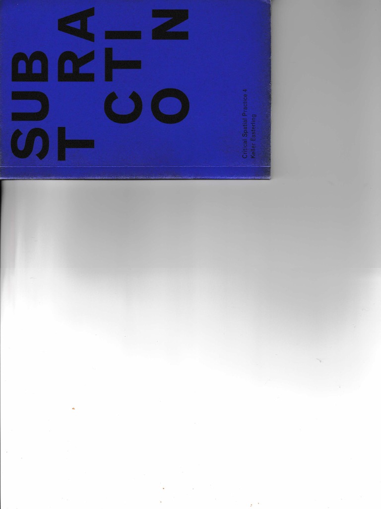 Keller Easterling Subtraction PDF | PDF