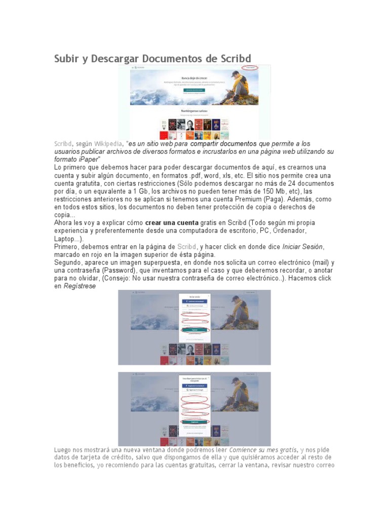 Documentos de Scribd | PDF | Scribd | Descargar