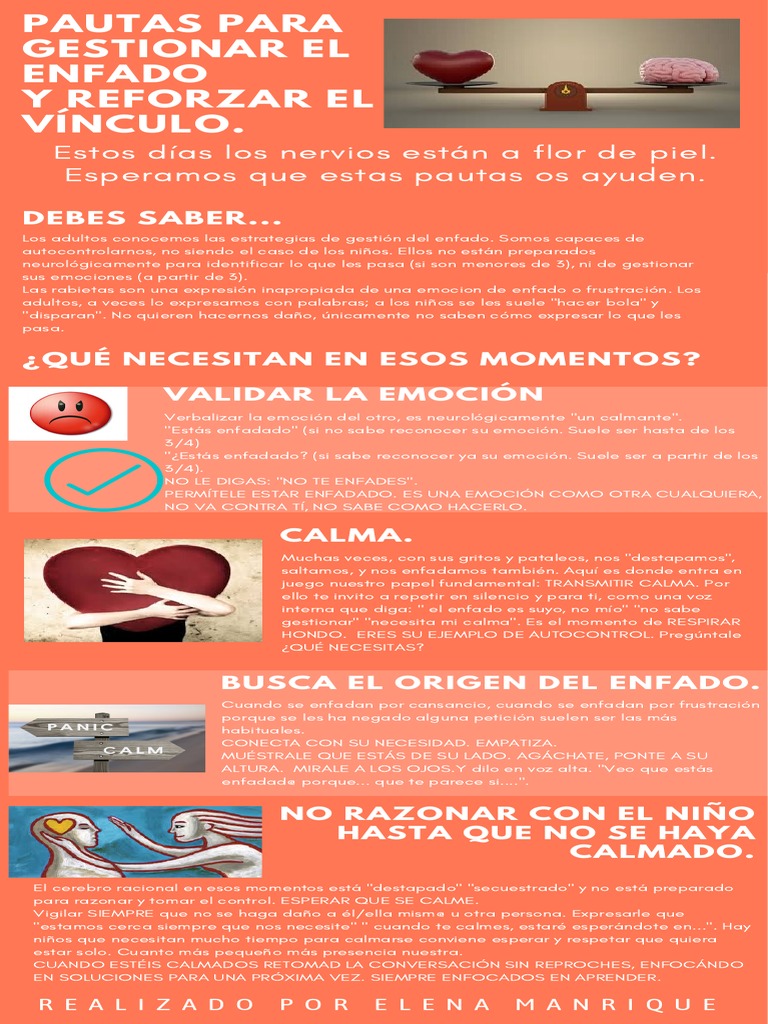 Pautas para Gestionar El Enfado PDF | PDF | Conceptos psicologicos