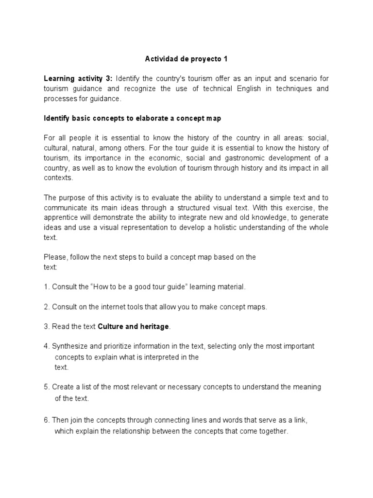 Actividad de Proyecto 1 Learning Activity 3: Identify The Country's ...