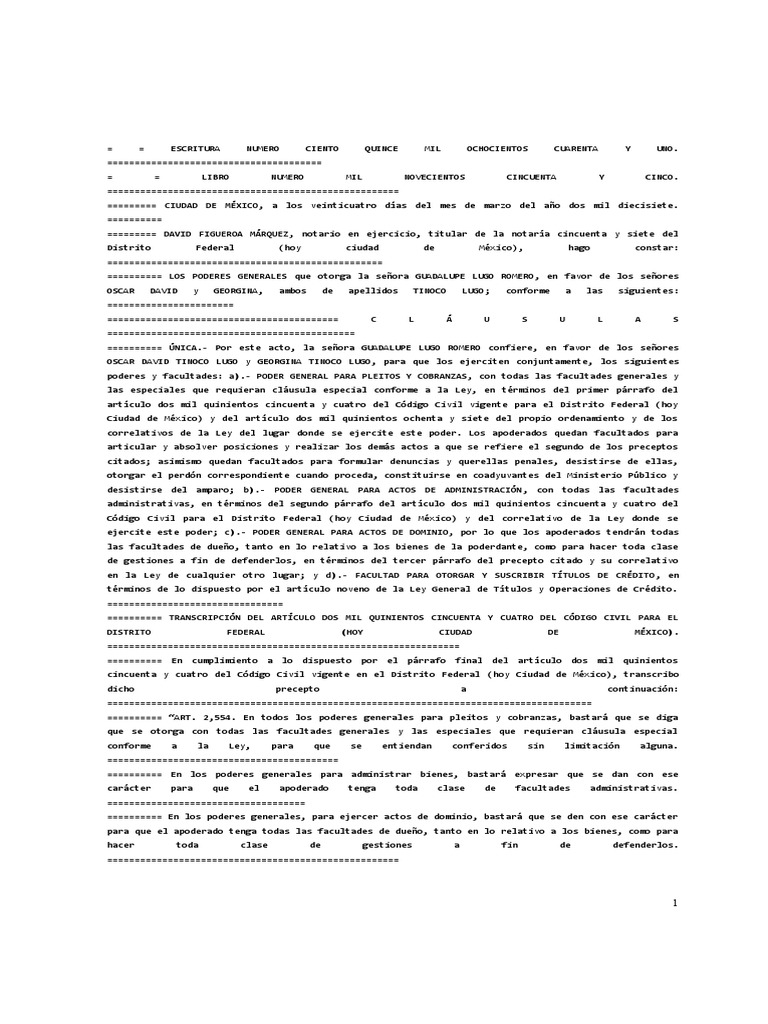Poder e Irrevocable | PDF | Instituciones sociales | Ciencias sociales