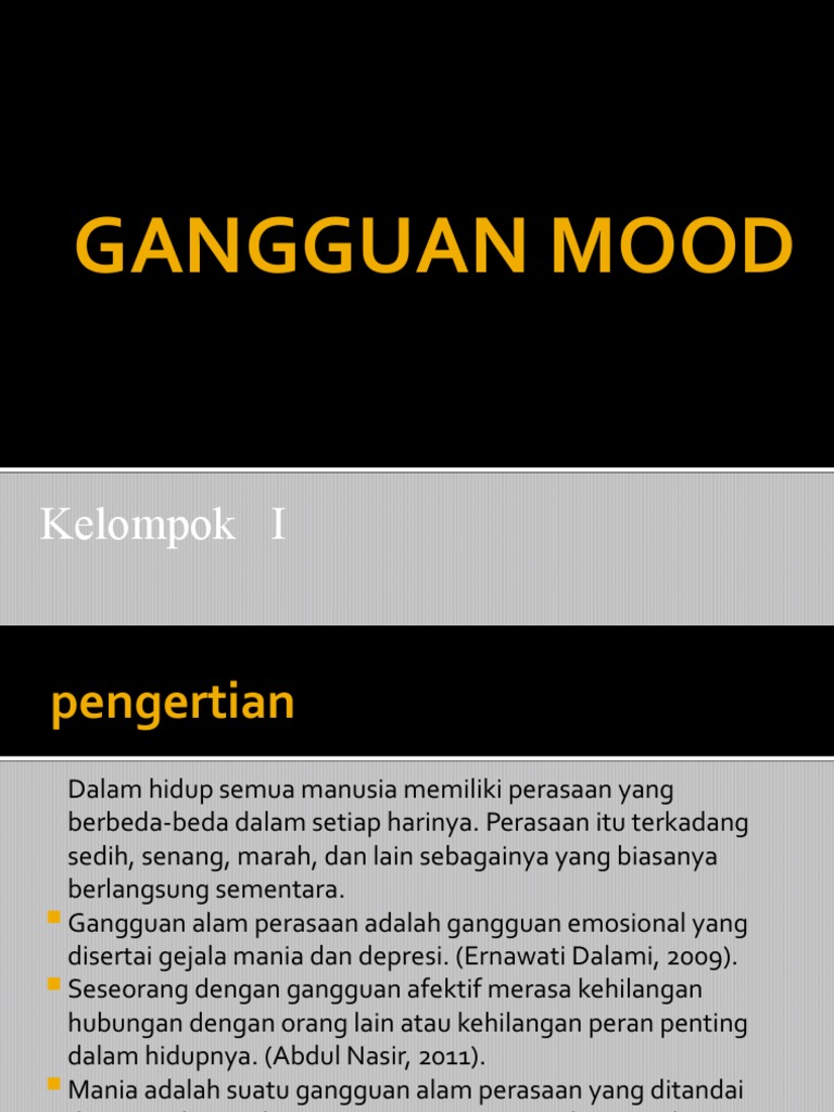 Gangguan Mood | PDF | Pengembangan Diri | Sains & Matematika