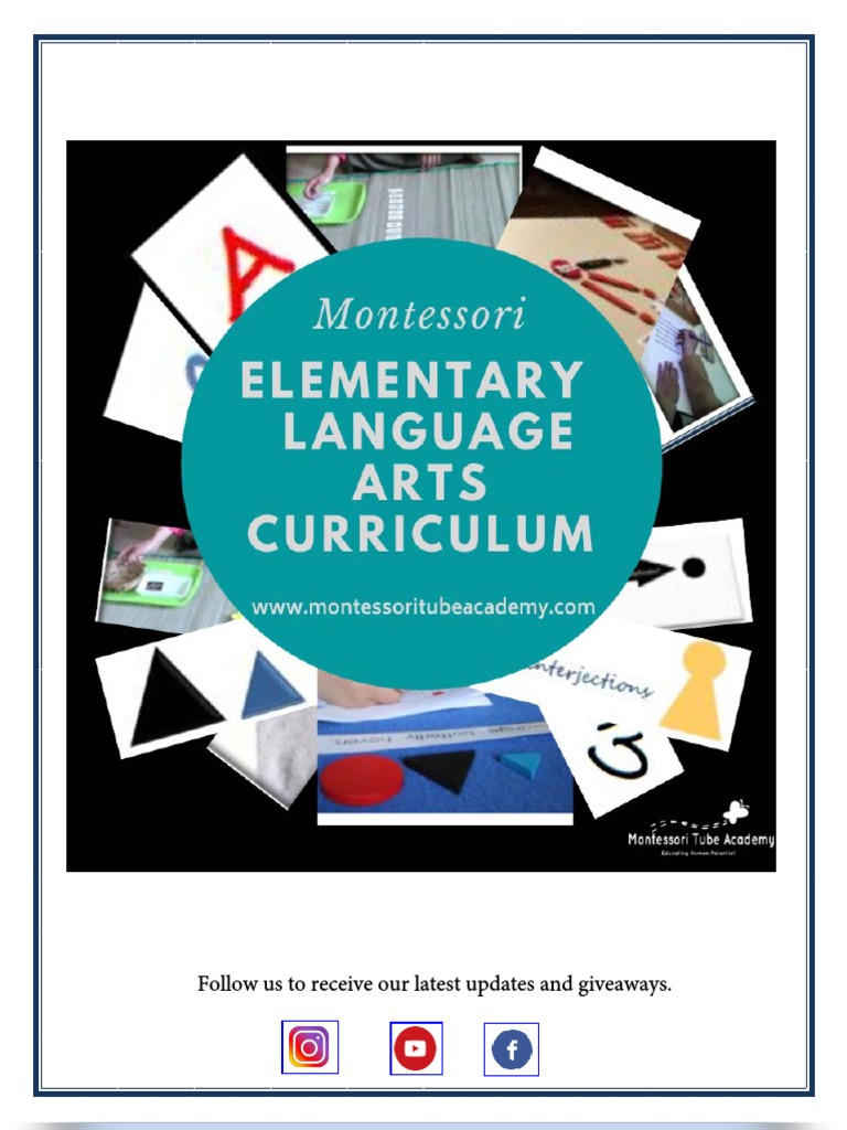 Montessori Language Album Elementary 6 9 PDF | PDF | Noun | Letter Case