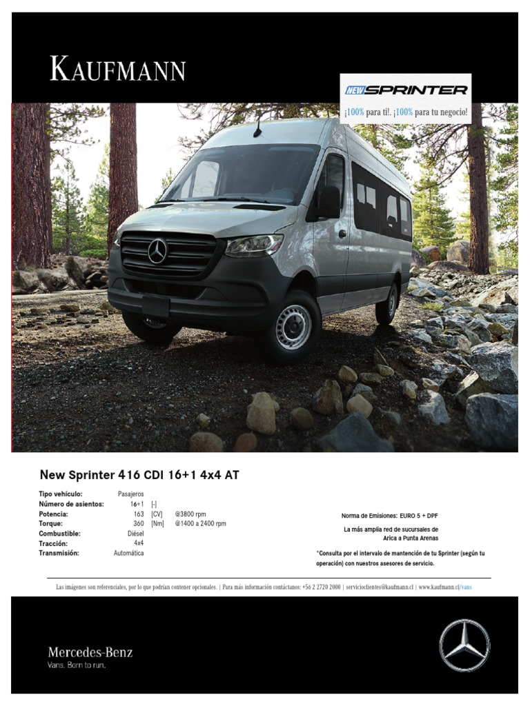 NEW SPRINTER 416 CDI 161 4x4 AT | PDF | Tracción en las cuatro ruedas ...
