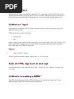Web Viva Questions & Answers | PDF | Html | Html Element