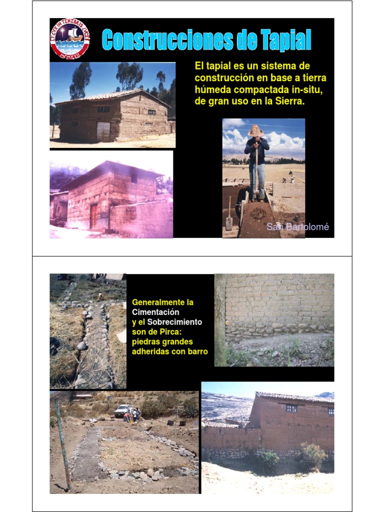 Construcción de Tapial de Barro | PDF | Albañilería | Edificio sustentable