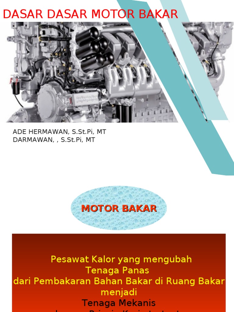 Dasar-dasar Motor Bakar dan Prinsip Kerja | PDF