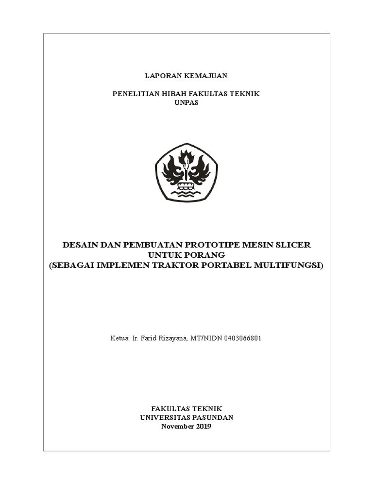 Lap Progres Penelitian Farid | PDF