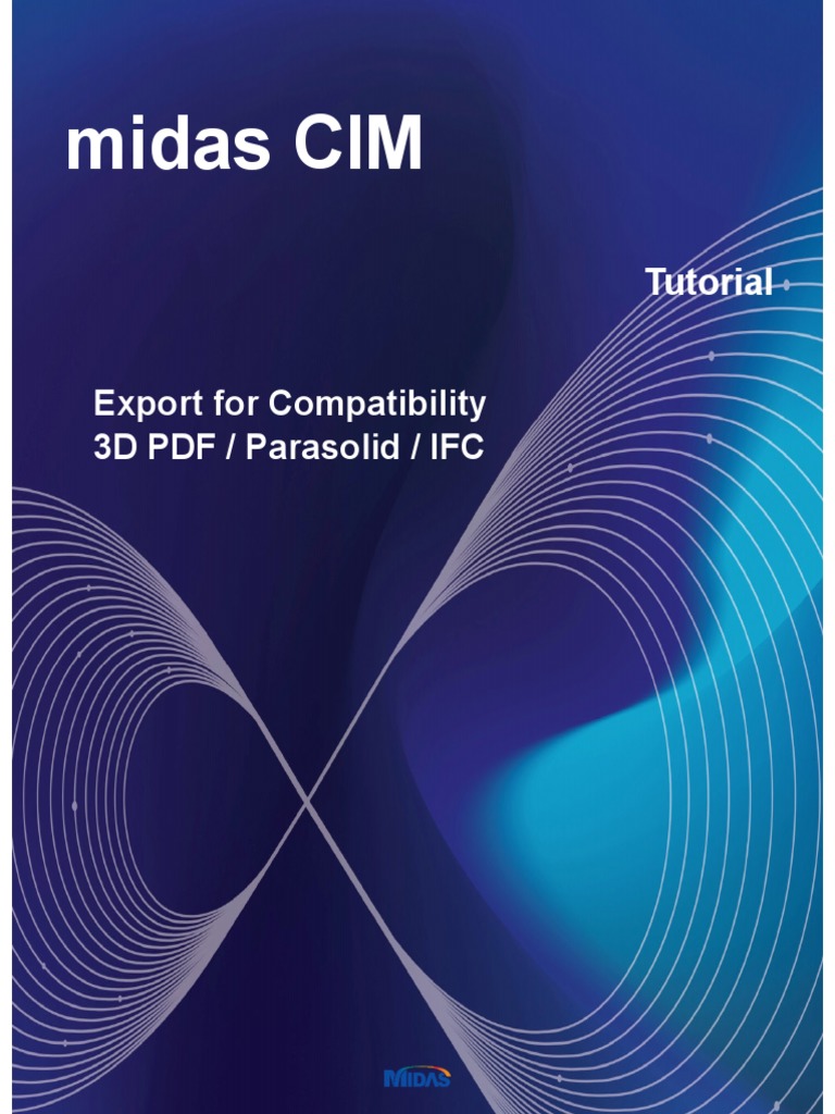 Midas CIM Tutorial - Export Model | PDF | 3 D Computer Graphics ...