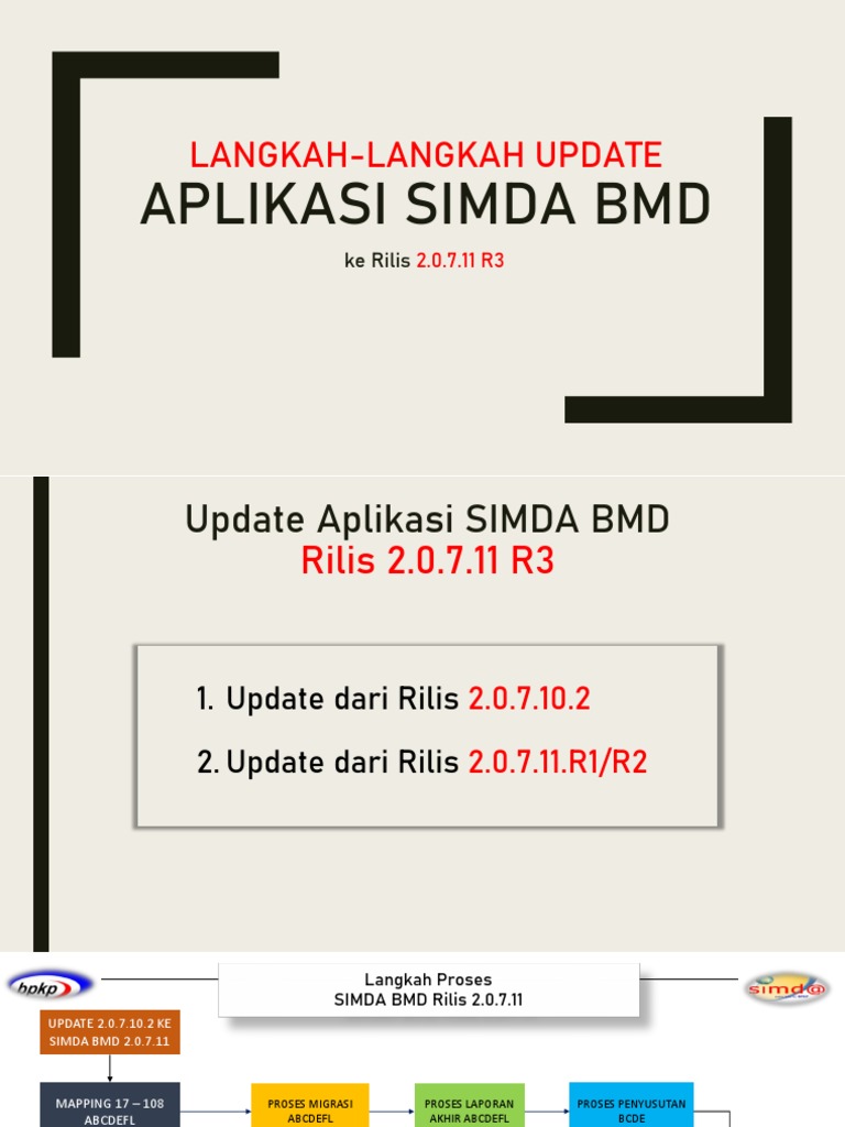Langkah2 Update Simda BMD 20711 R3 | PDF