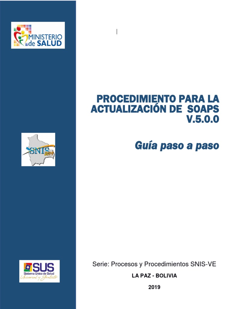 Manual de Procesos y Procedimientos para La Actualizacin de SOAPS 500 PDF | PDF | Windows 7 ...