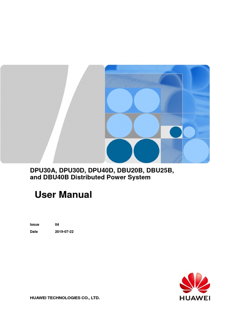 DPU30A, DPU30D, DPU40D, DBU20B, DBU25B, and DBU40B Distributed Power ...