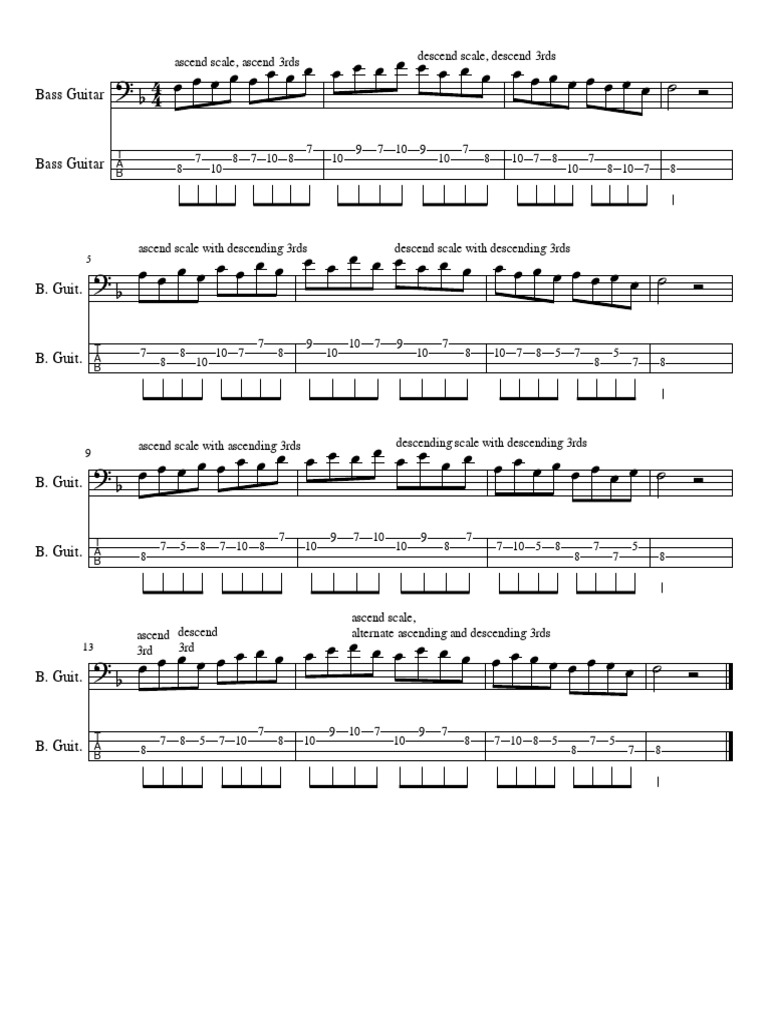 3rds Patterns | PDF | Necked Lutes | Irish Musical Instruments