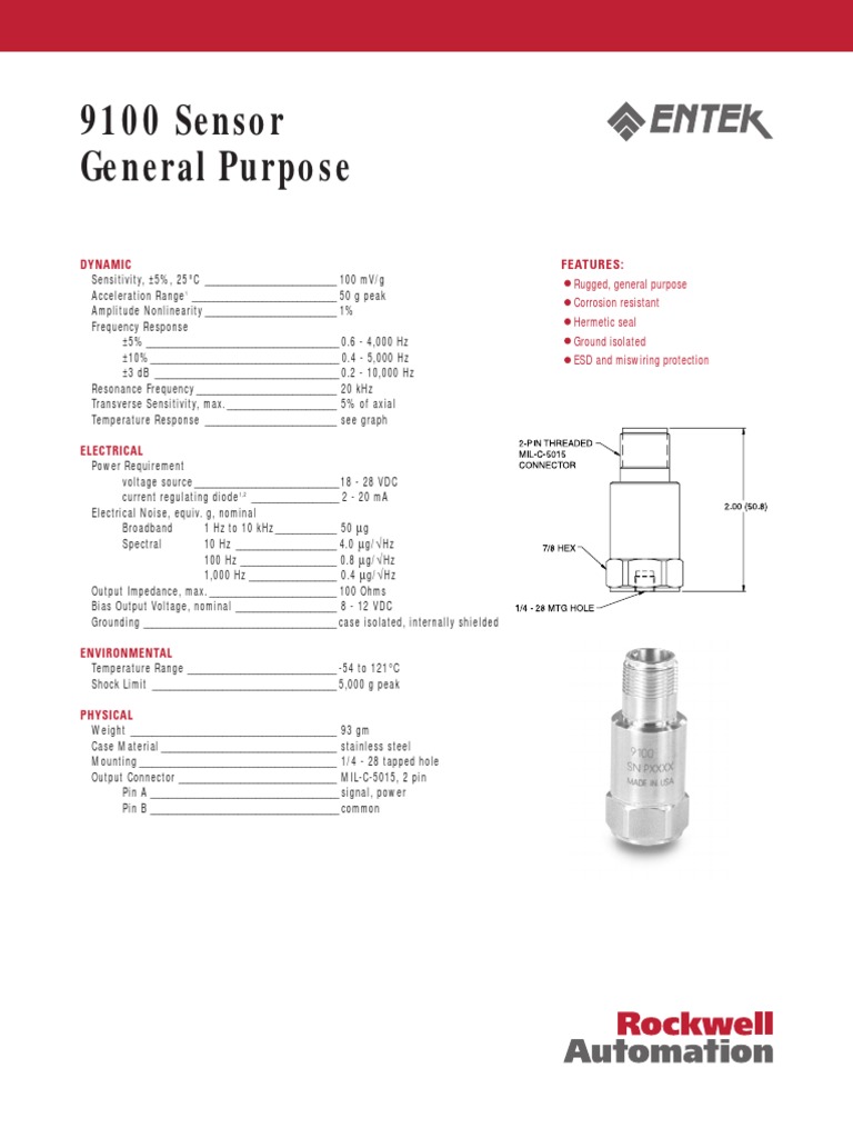 9100 Spec Sheet 1-01 PDF | PDF | Electronics | Electrical Engineering