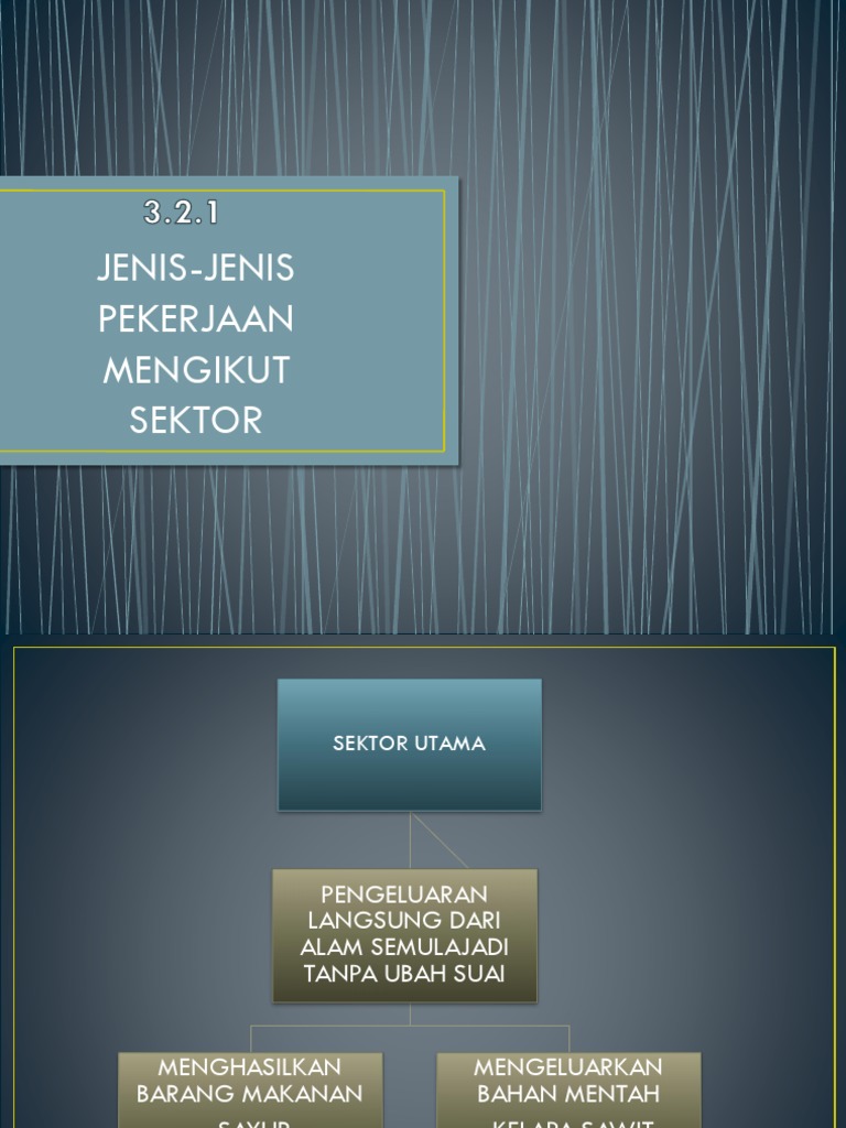 2017 3.2.1 4B Jenis Sektor Ekonomi | PDF