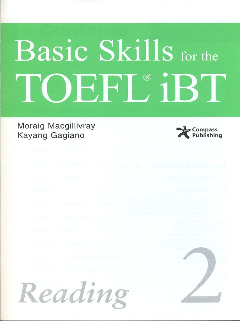TOEFL - Basic Skill For The TOEFL iBT PDF | PDF