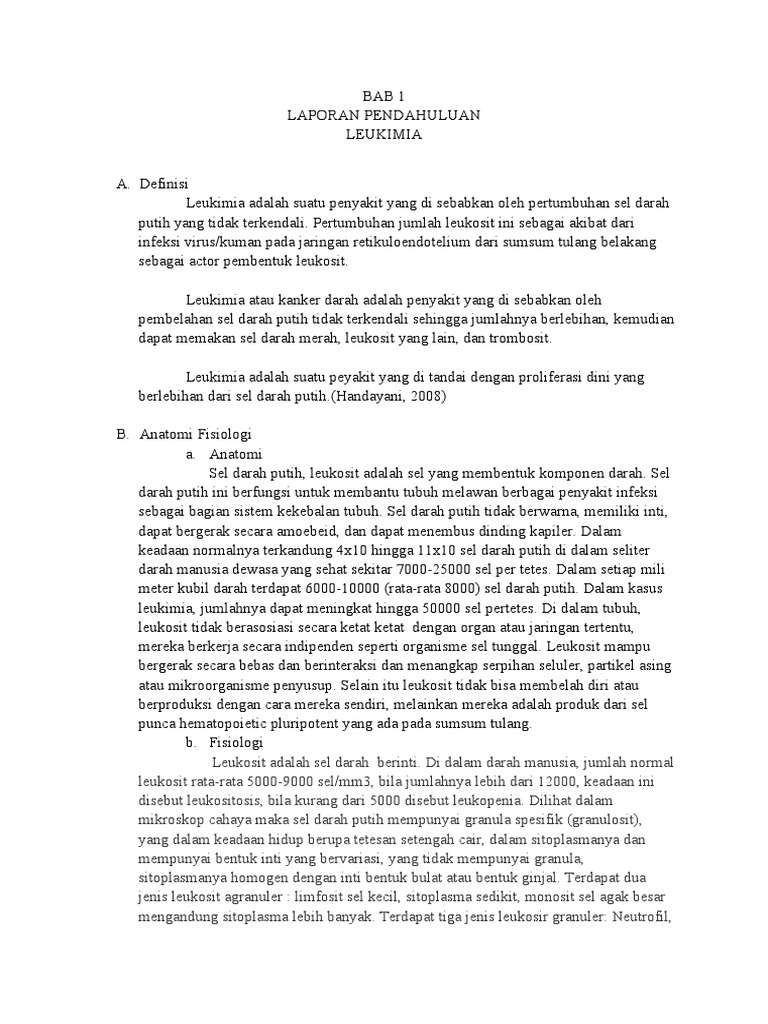 LP Leukimia Fix | PDF