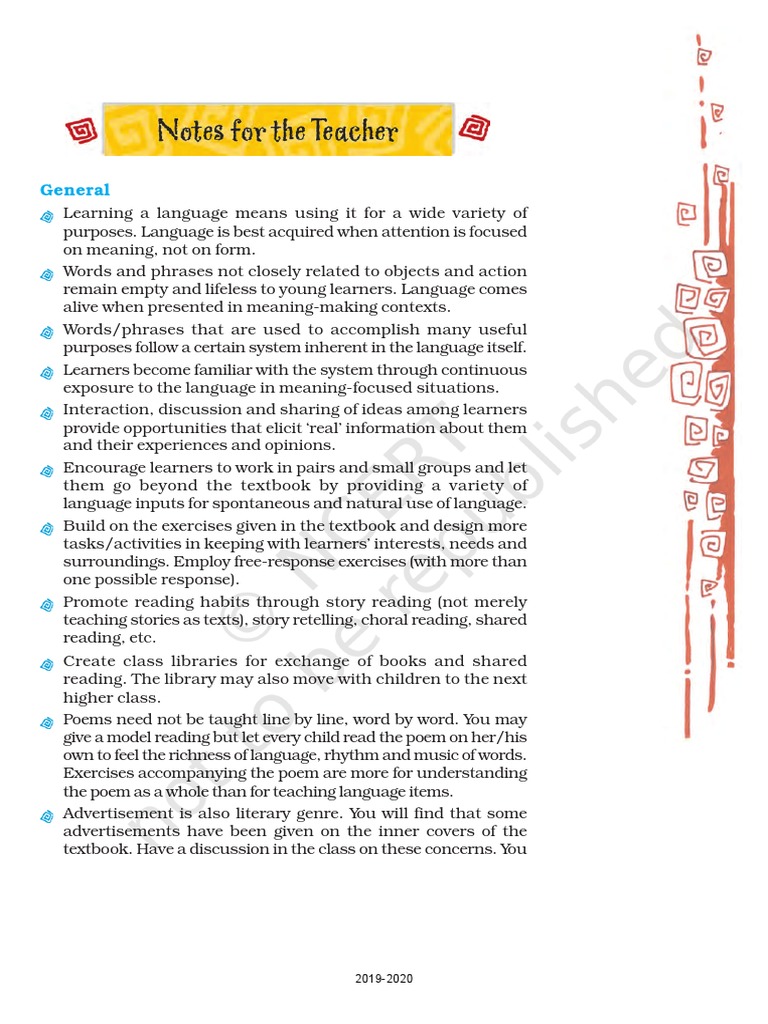 English Class Viii Chapter 1 | PDF | Adjective | Verb