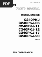 Toyota Forklift Engine 1dz II Model Service Repair Manual | PDF