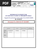 Method Statement For Site Preparation, Excavation & Backfilling Works ...