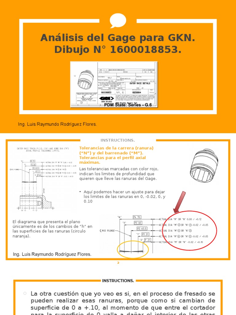 Análisis de Tolerancias para Gage GKN | PDF