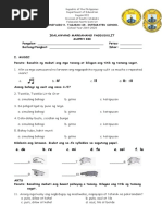 Summative Assessment Sa ESP 2 - FINAL | PDF