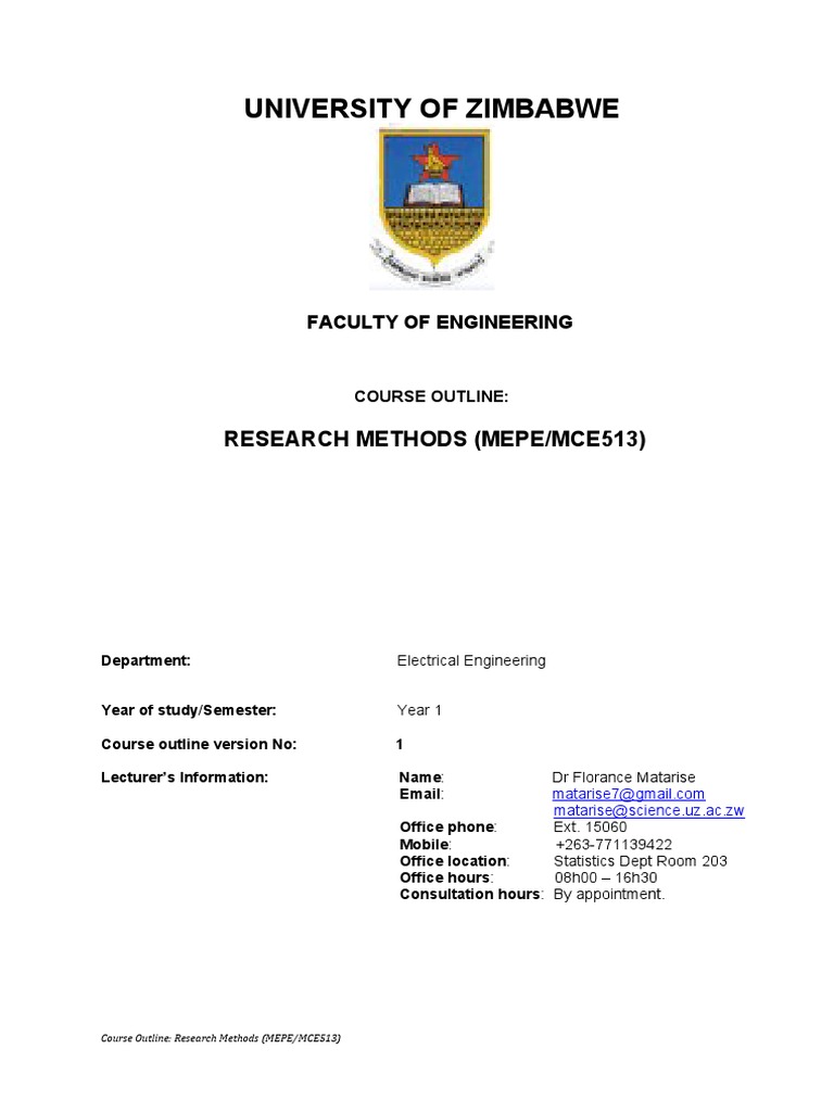Research Methods Course | PDF | Sampling (Statistics) | Research Design