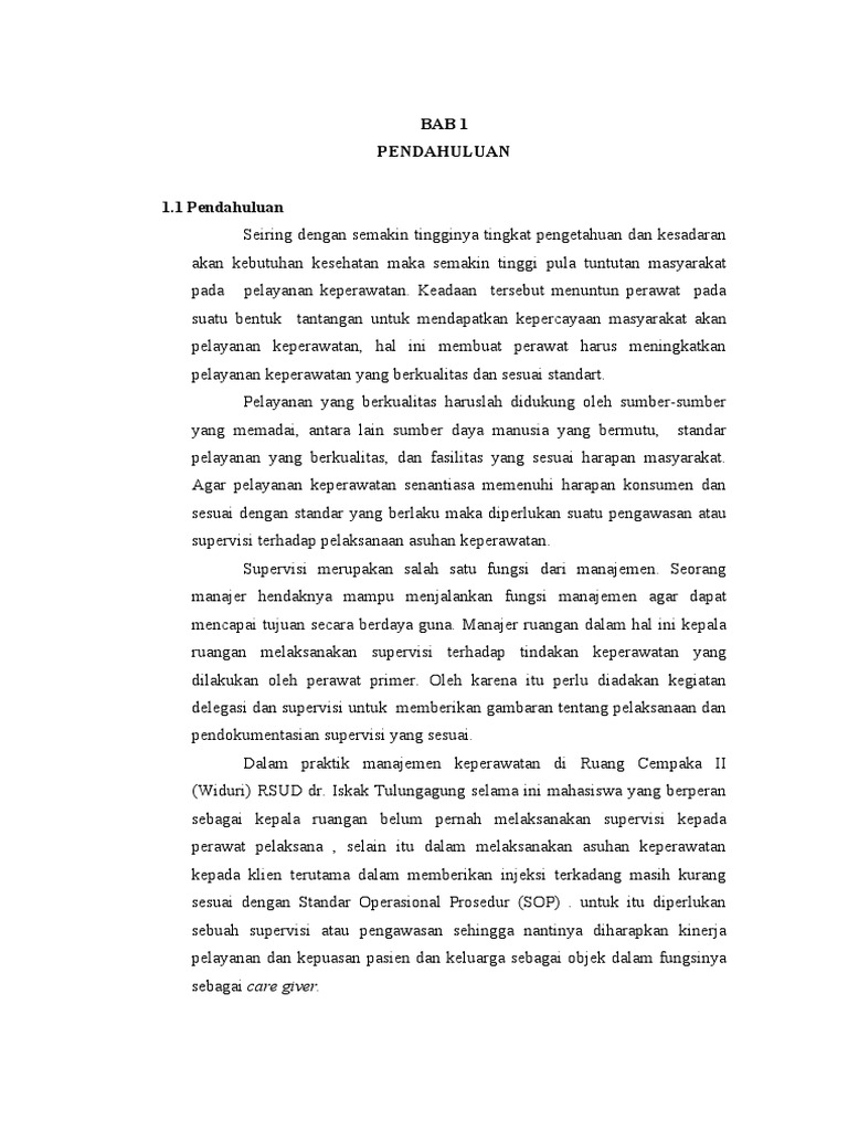 Proposal Supervisi | PDF | Sains & Matematika