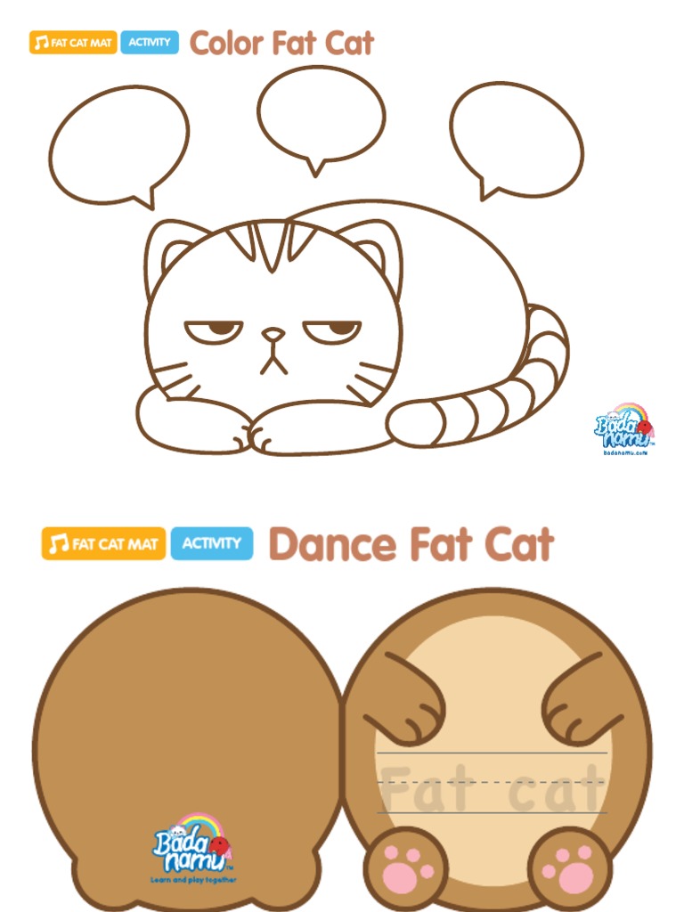 Fat Cat Mat Activity PDF | PDF