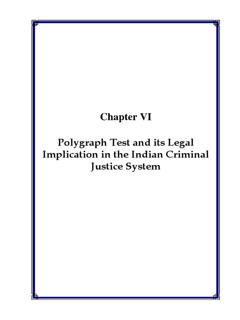 Polygraphy Look Judicail Vala PDF | PDF | Polygraph | Forensic Science