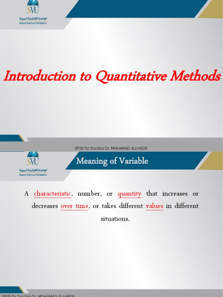 S1-Introduction To Quantitative Research 12-9-2017 | PDF | Level Of ...