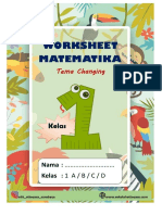 Worksheet Kelas 1 SD Matematikja | PDF