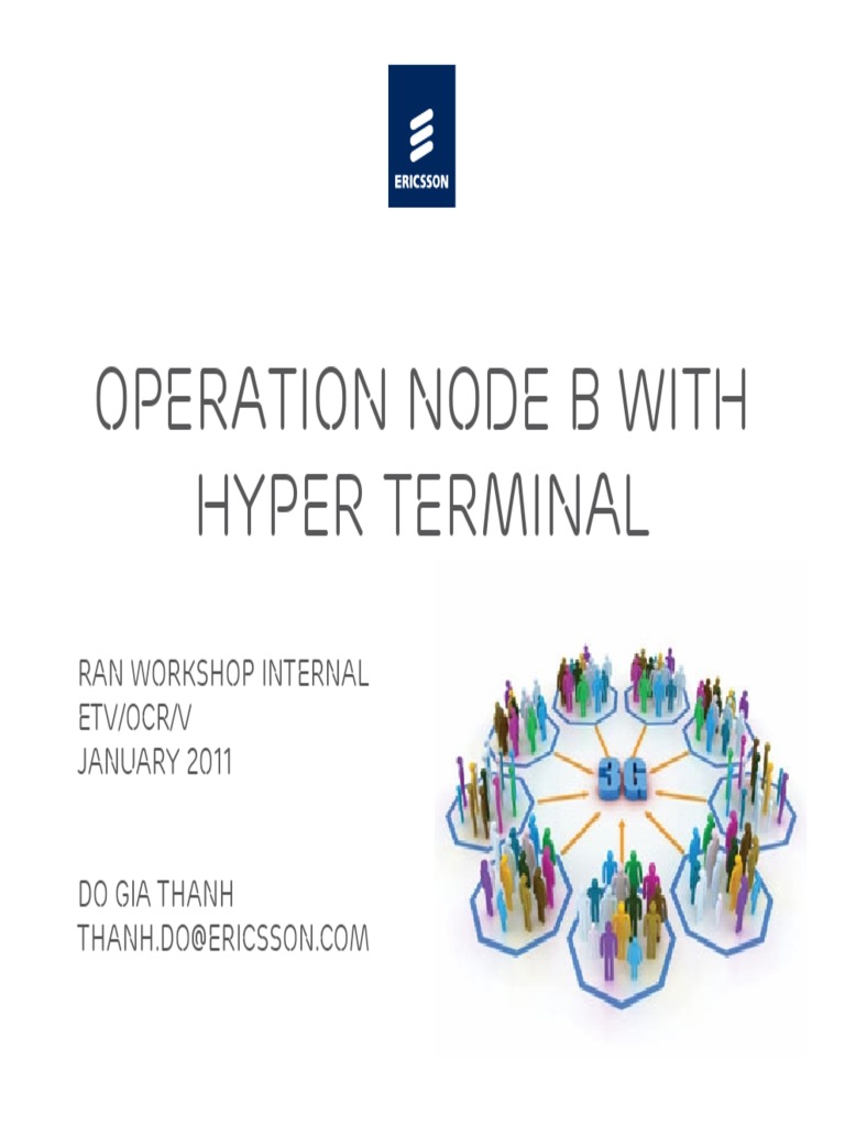 Operation Node B With Hyper Terminal PDF | PDF | Backup | Ip Address