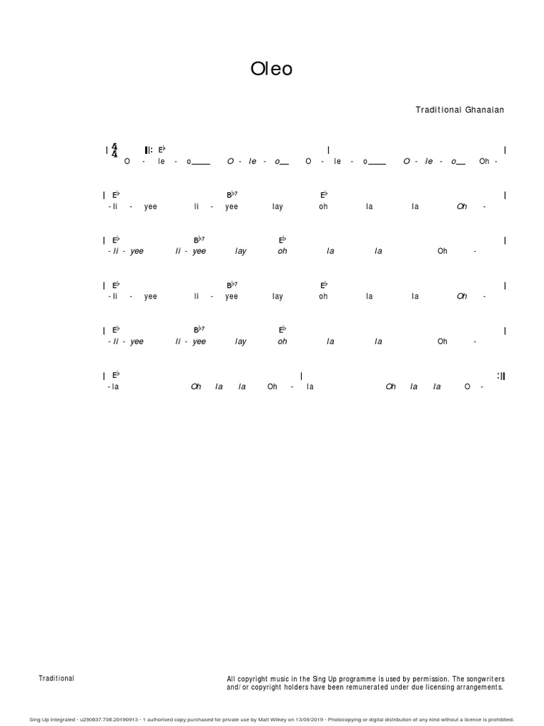 Oleo Chord Songbook | PDF | Monopoly (Economics) | Private Law