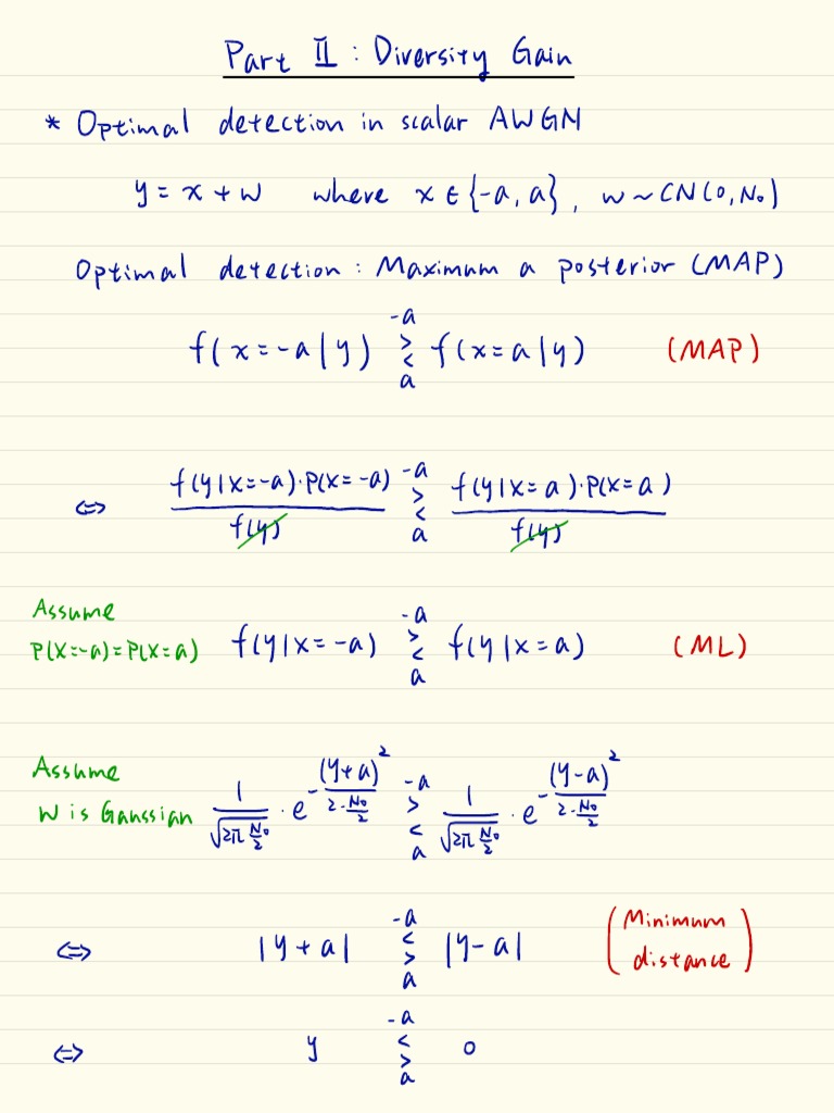 MIMO Lecture Notes Part 2 PDF | PDF | Wireless | Radio Technology