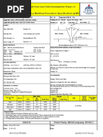 Draft WPS For Carbon Steel Pipe | PDF | Welding | Construction