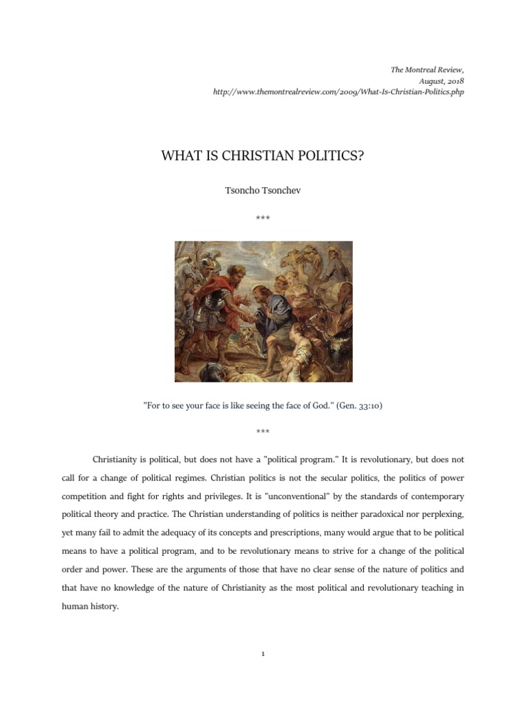 What Is Christian Politics PDF | PDF | Cain And Abel | Christianity