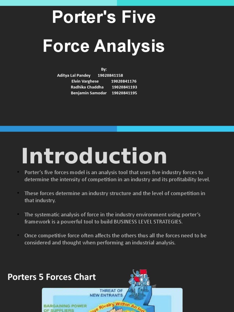 Porter's Five Force Analysis | PDF | Microeconomics | Marketing
