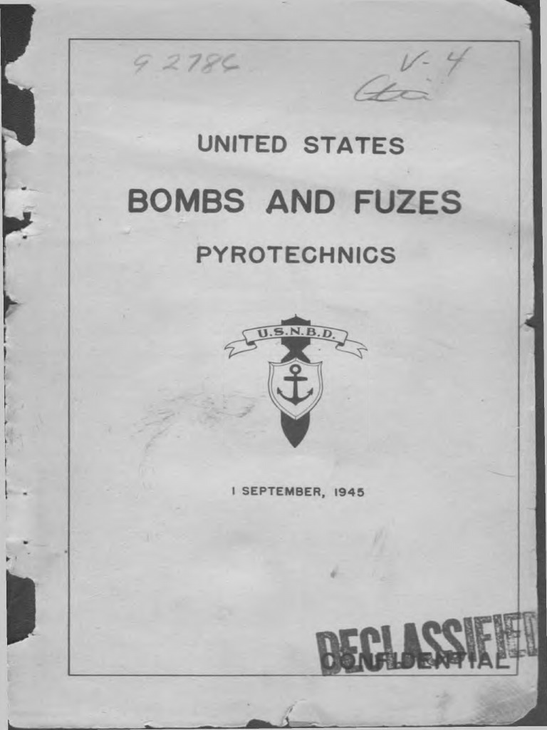 USNBD - US Bombs and Fuzes, Pyrotechnics | PDF | Military Technology ...