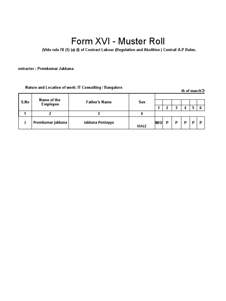 Timesheet MARCH'2020 | PDF