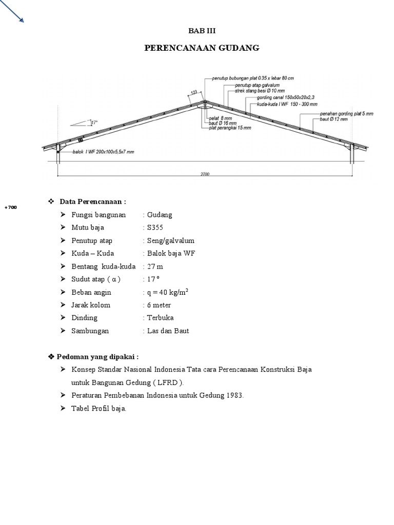 Perencanaan Gudang | PDF