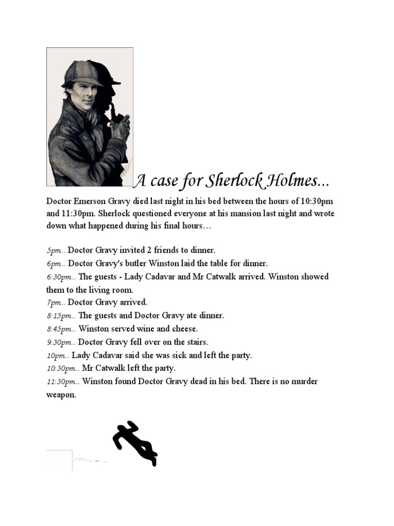 A Case For Sherlock Holmes | PDF