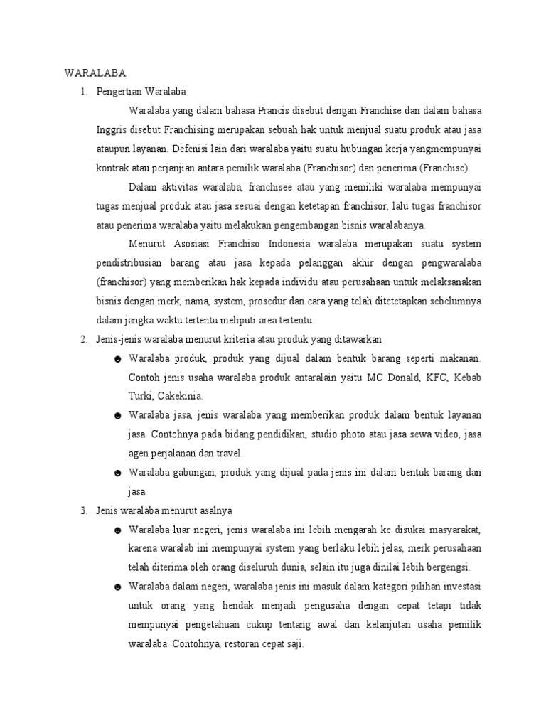 WARALABA | PDF