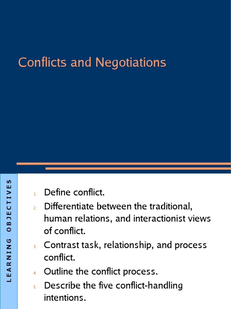 Conflicts MGM | PDF | Bargaining | Negotiation