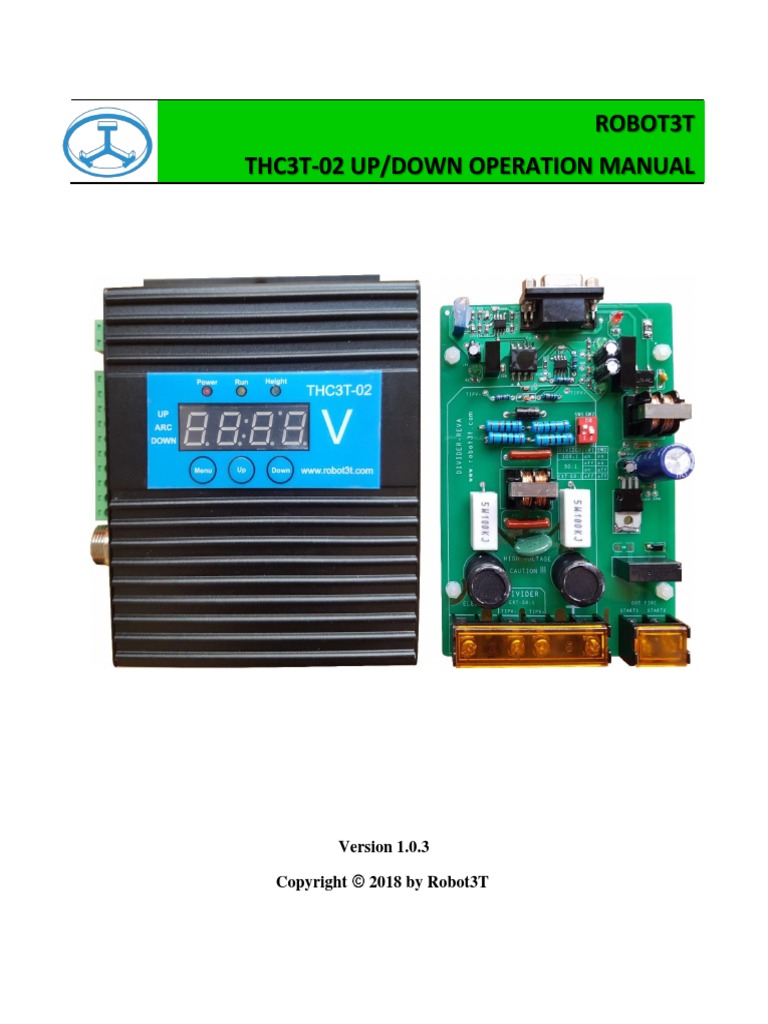 User Manual THC3T 02 - V103 | PDF | Power Supply | Parameter (Computer Programming)