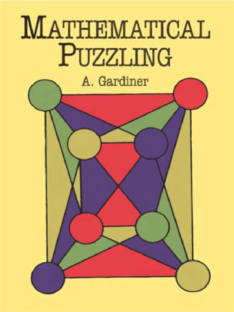(Dover Books On Mathematics) A. Gardiner - Mathematical Puzzling-Dover ...