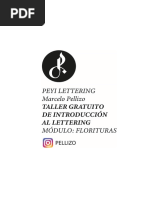 Florituras en Lettering: Guía Práctica | PDF