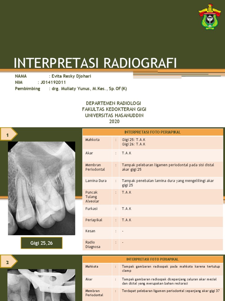 Interpretasi Radiografi | PDF