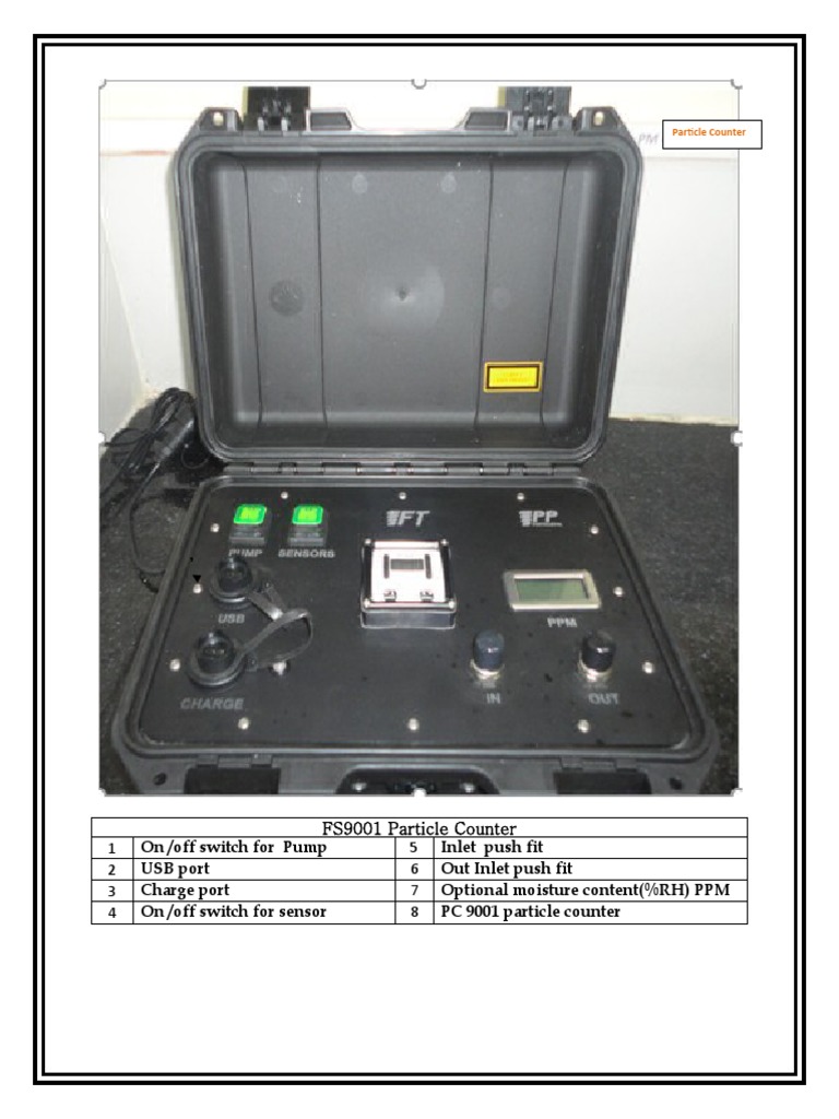 Particle Counting Sop Pdf